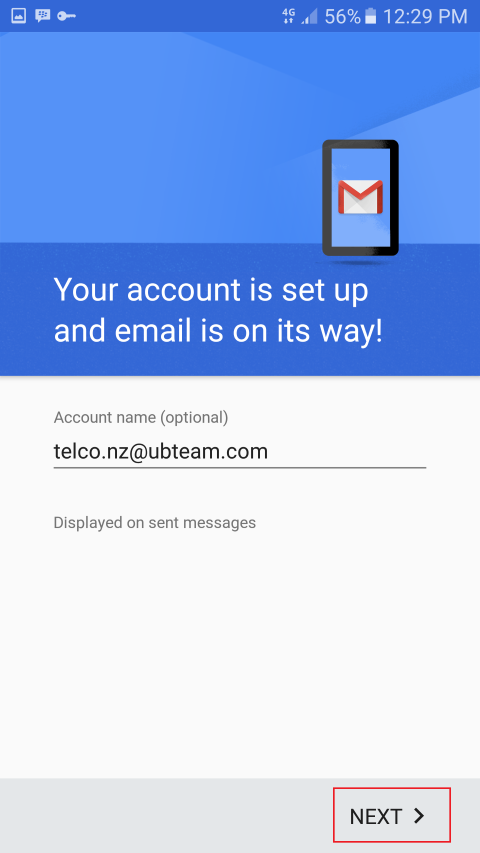 Streamline3 for Android - Add Exchange Account (Gmail) – UBTNZ | Support